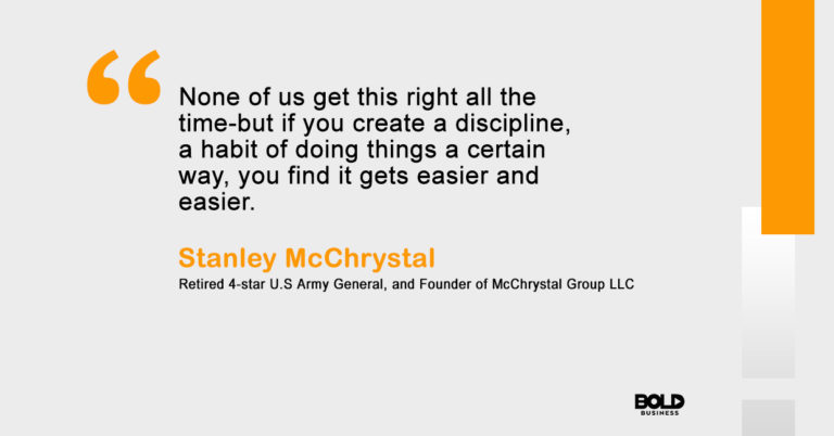 Stanley McChrystal, Founder of McChrystal Group—Bold Leader Spotlight