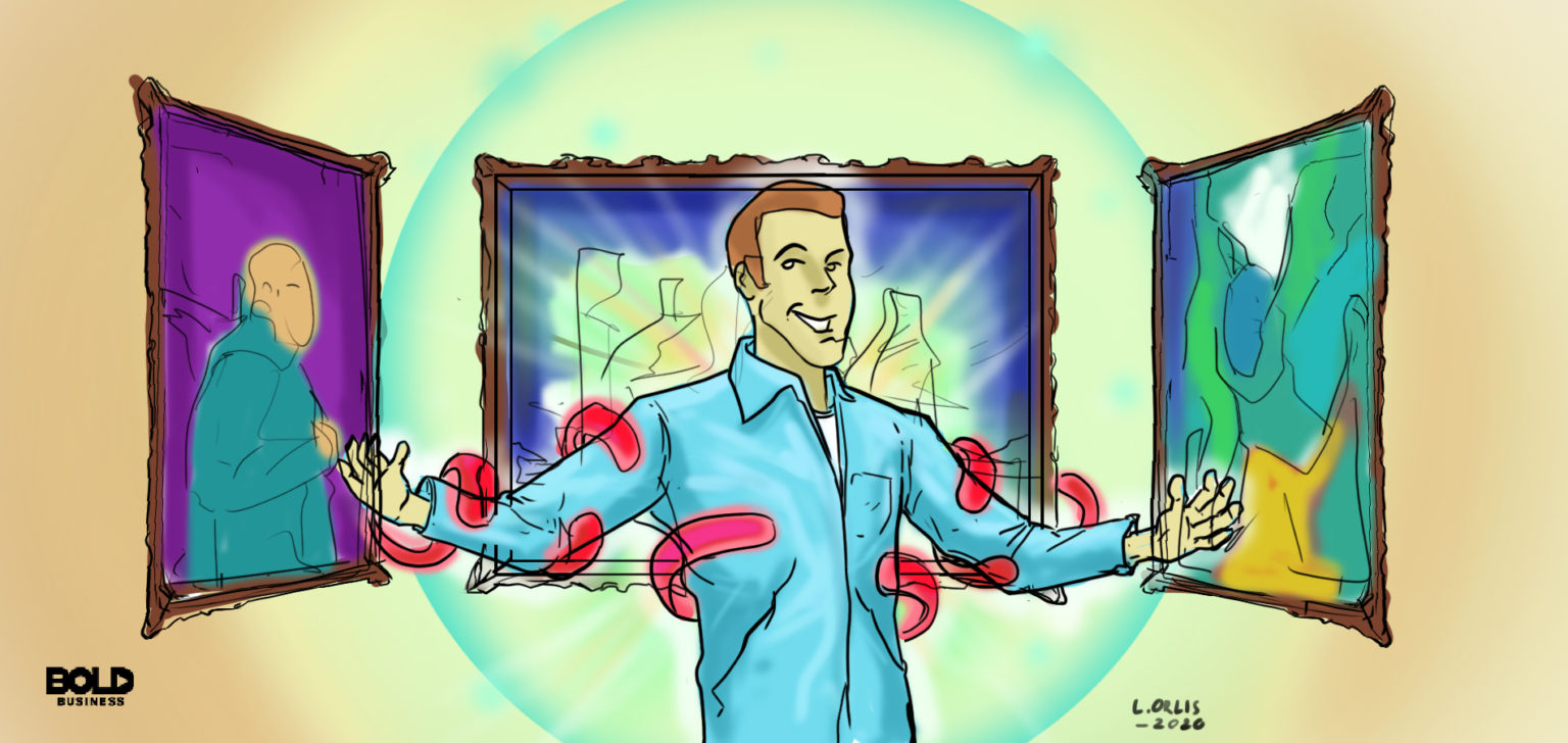 Longer Life Expectancy Is One Of The Many Health Benefits of Art Cartoon